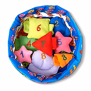 Melissa & Doug K's Kids Fish and Count Learning Game With 8 Numbered Fish to Catch and Release