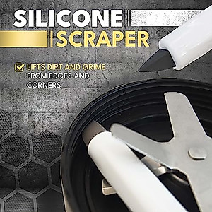 The Crown Choice Grout Cleaning Brushes Set (3 Pack) – Deep Cleaner Small Multi-Purpose Scrub Brush Set with Stiff Nylon Bristles to Clean Corners, Spaces, Tile, Shower, Window, Door Track, Floors