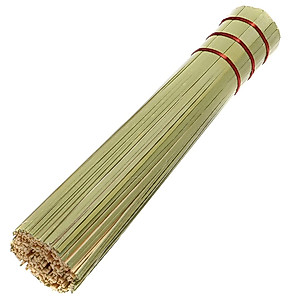 TIKUSAN Bamboo Wok Brush with Copper Coil for Pan, Pot, Palate Skillet Cleaning Whisk (8.3")