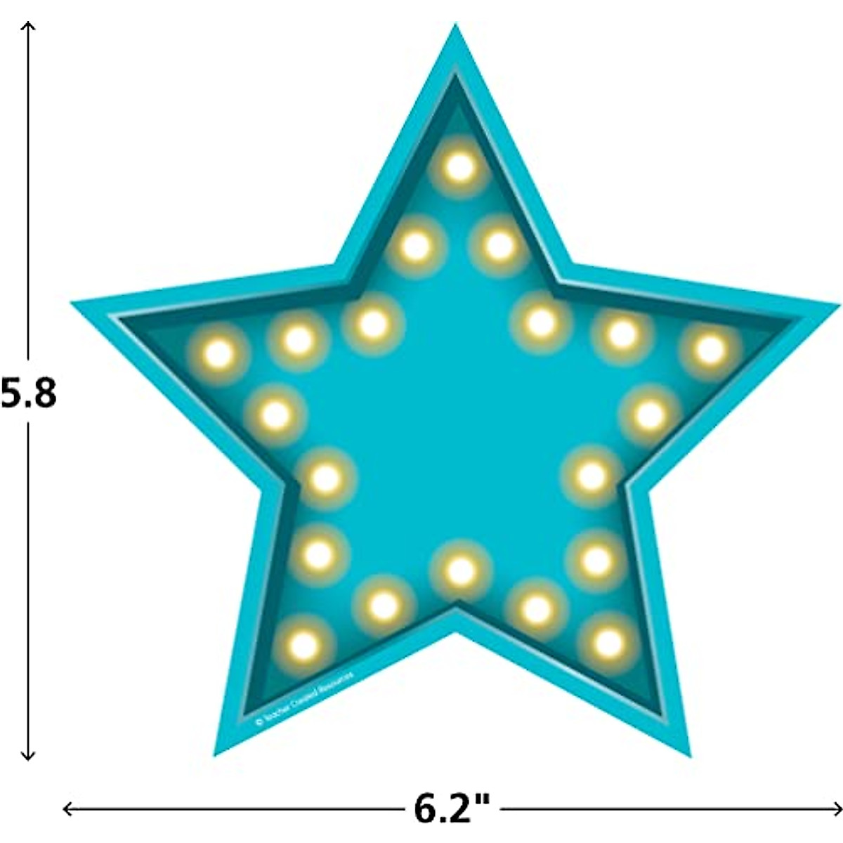 Teacher Created Resources Marquee Stars Accents (5870)