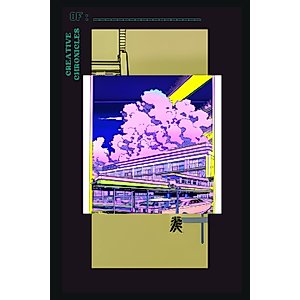 Classic Lined Alternate Notebook - 100 Pages: Pink clouds Cover