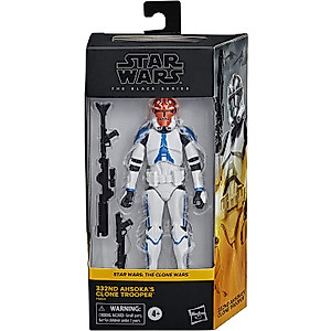 Star Wars The Black Series 332ND Ahsoka’s Clone Trooper Toy 6-Inch-Scale The Clone Wars Collectible Action Figure, Ages 4 and Up