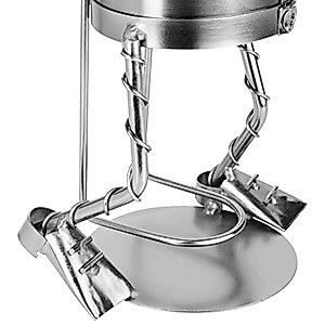 BRUBAKER Wine Bottle Holder 'Baseball' - Metal Sculpture - Wine Rack Decor - Tabletop - Greeting Card