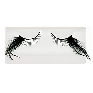 EMILYSTORES Black-Wing Faux-Feather Costume Eye Lashes For Halloween, Dramatic Eyelashes, Party Looking, 1 Pair