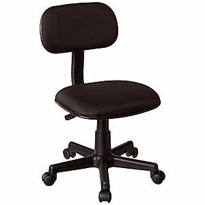 Boss Office Products Fabric Steno Chair in Black