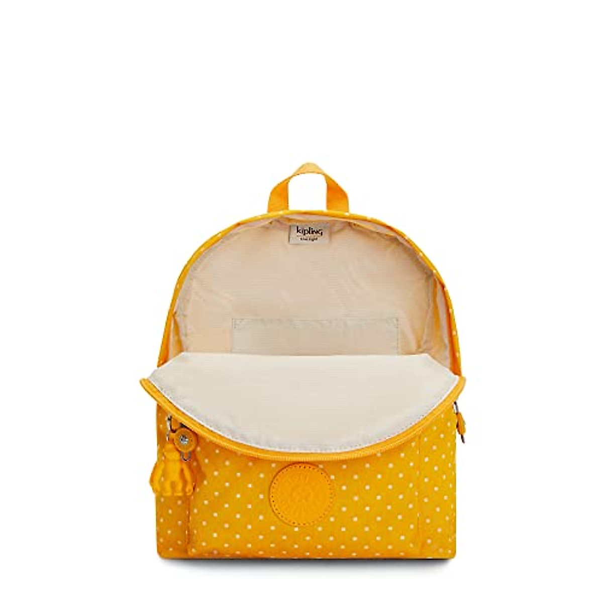Kipling Reposa Printed Backpack Soft Dot Yellow