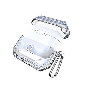 Elephant Case For AirPods 2 Pro with Keychain Protective Clear Sketch Case With Carabiner For AirPods 3 AP11