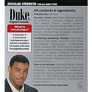 Duke Texturizing Creme Kit for Men Regular | Easy To Use for All Hair Types, 1 Count
