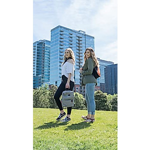 Sherpani Adaline, Nylon Mesh Backpack Purse, Small Backpack, Travel Bag, Fashion Bags for Women Fits 13 Inch Laptop (Stone)