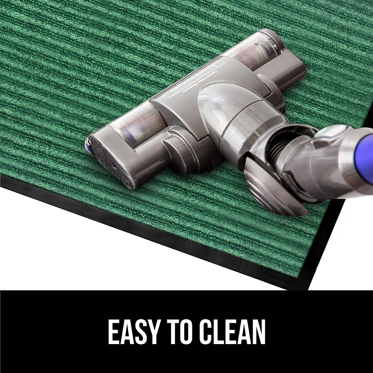 Gorilla Grip Traffic Guard Door Mat, 2 Pack, Heavy Duty Waterproof Doormat, Commercial Office Space Welcome Mats, Stain and Fade Resistant, Low Profile, Strong Rubber Backing, 29x17, Green