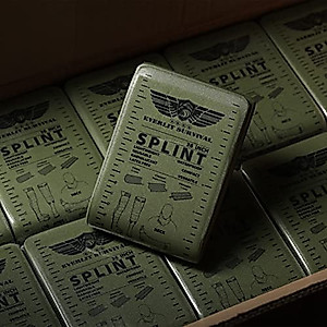 EVERLIT Survival 36 Inch Splint - Lightweight Reusable Combat Splint, Waterproof First Aid Medical Tactical Field Splint For Bone Fracture Treatment (36" Folded)