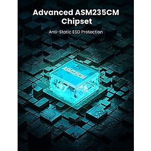 UGREEN USB C Hard Drive Enclosure for 2.5" SATA SSD HDD Aluminum USB C to SATA Adapter USB 3.1 Gen 2 Support UASP SATA III Compatible with MacBook Pro Air WD Seagate Toshiba Samsung Hitachi