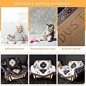 KKUYT Aztec Blanket, Oversized Boho Throw Blanket with Fringe, Southwestern Geometric Tapestry Vintage Woven Throw Blankets, Double-Sided Home Decor for Couch Sofa Chair Bed Travel (51" x 63")