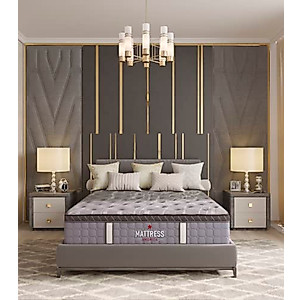 Mattress America Frost 13 Inch Hybrid Pocket Coil Pillow Top Mattress Gel Infused Memory Foam (Queen)