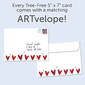 Tree-Free Greetings Bridal Shower Engagement Greeting Card Eco Friendly Made in USA 100% Recycled Paper 5"x7" Puppy Love (GO65220)