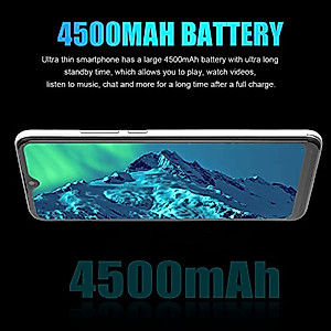 6GB 64GB Smartphone, 6GB 64GB H22 6.5 Inch Smartphone for Work (US Plug)