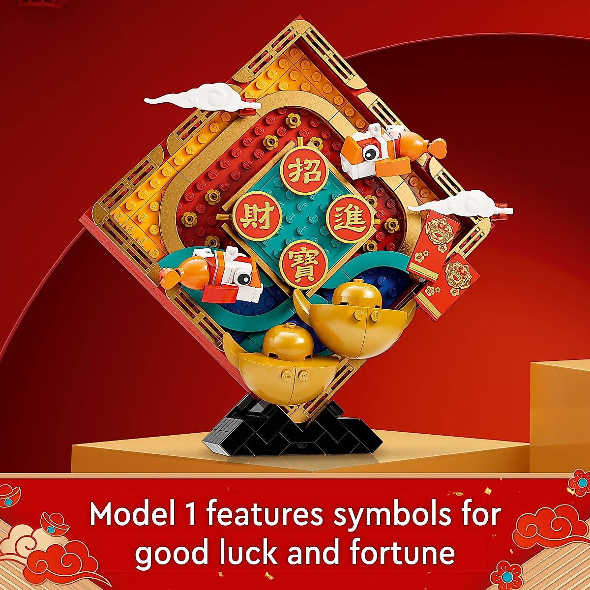 LEGO Lunar New Year Display 80110 Building Toy Set; for Kids, Boys and Girls Ages 8+ (872 Pieces)