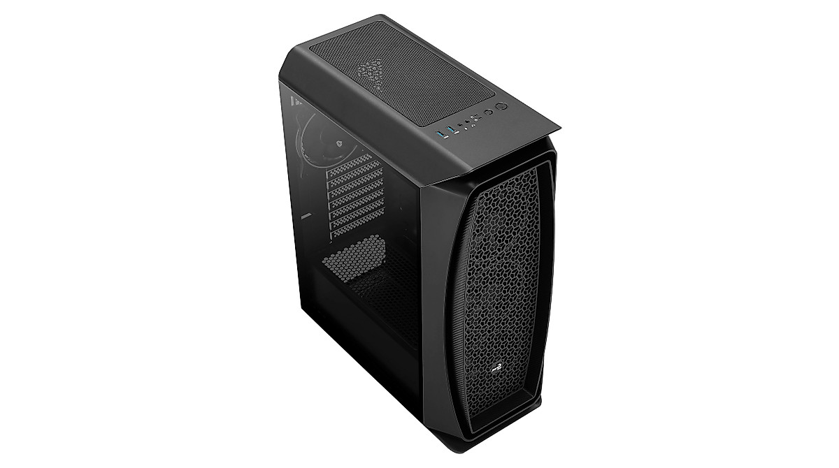 AeroCool Gaming PC Case – Sleek Mid-Tower with RGB Fans