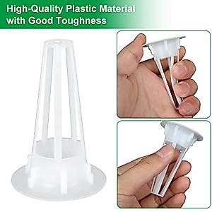 EATHEATY 100PCS Hydroponic Seed Basket, Seed Pods for Hydroponic Garden Compatible with Grow Sponges, Replacement Growing Plant Pods Seed Containers for Hydroponic Growing System (No Sponges)