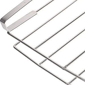 Anneome Hanging Cleaning Rack Over Stand Kitchen Holder Organizer Door The Racks Cabinet Metal Bakeware Pot for Mount Supplies Chopping Under Lid Board Cutting Silver Wall Shelf