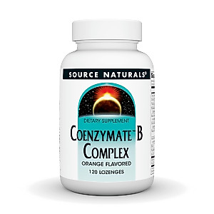 Source Naturals Coenzymate B Complex - Orange Flavor That Melts in Mouth - B Vitamins - 120 Lozenges