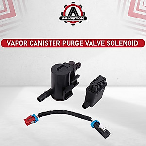 Vapor Canister Purge Valve Solenoid - Compatible with Chevrolet and GMC Vehicles - 2004-2010 - Silverado 1500, 2500 HD Classic, Sierra 2500, 3500 HD - Replaces CVS34, 911-237, 10357992, 19207763