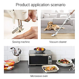 2-Pack Sewing Machine Light Bulb Double Contact BA15D Push In Bulb Daylight White 6000K 15T7DC Base Replacement for Singer ,Kenmore Sewing Machine Light Bulb Bayonet Type Replaces #6797 and #6810