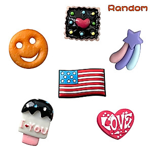 GZLSXCL 25,50,100,125 Random Shoe Charms for Clog Shoes Party Favor Birthday Gifts