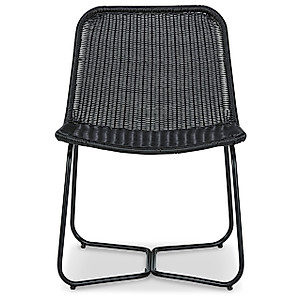 Signature Design by Ashley Daviston 16.75" Accent Chair, Black