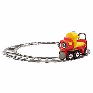 Little Tikes® Cozy Train Scoot Ride-On with Track, Under Seat Storage and Working Bell for Indoor & Outdoor Train Themed Play for Preschool Kids, Boys, Girls Ages 1-5 Years