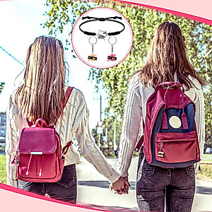 Sureio 48 Pcs Cheerleader Gifts Kit Cheer Stuff Bulk for Team, 24 Pcs Keychain and 24 Pcs Cheer Charms Bracelets Cheerleading Accessories Party Favors for Women Girls Teammates