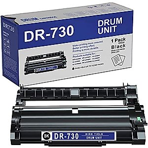 VIT 1 Pack DR 730 Black High Yield Drum Unit DR730 Compatible Replacement for Brother DCP L2550DW MFC L2710DW L2750DWXL L2750DW HL L2390DW L2350DW L2370DWDWXL L2395DW Printer