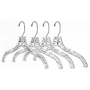 Whitmor Crystal Cut Dress/Blouse Hangers Set of 4