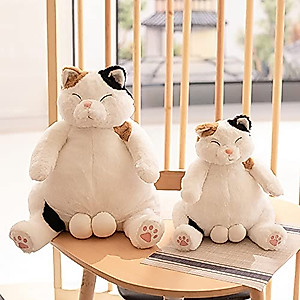 OOPSHANA Stuffed Animal Pillows, Cute Lazy Cat Plush Toys, Stuffed Plush Dolls, Gifts for Friends