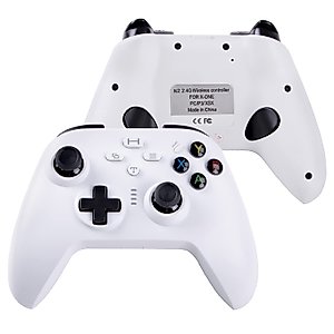 TechKen 2.4G Wireless Joystick Controller Compatible for Xbox One PC and Playtation 3 with Dual Vibration and Lager Capacity Rechargeable Battery, Elite PC P3 Controller for Xbox one