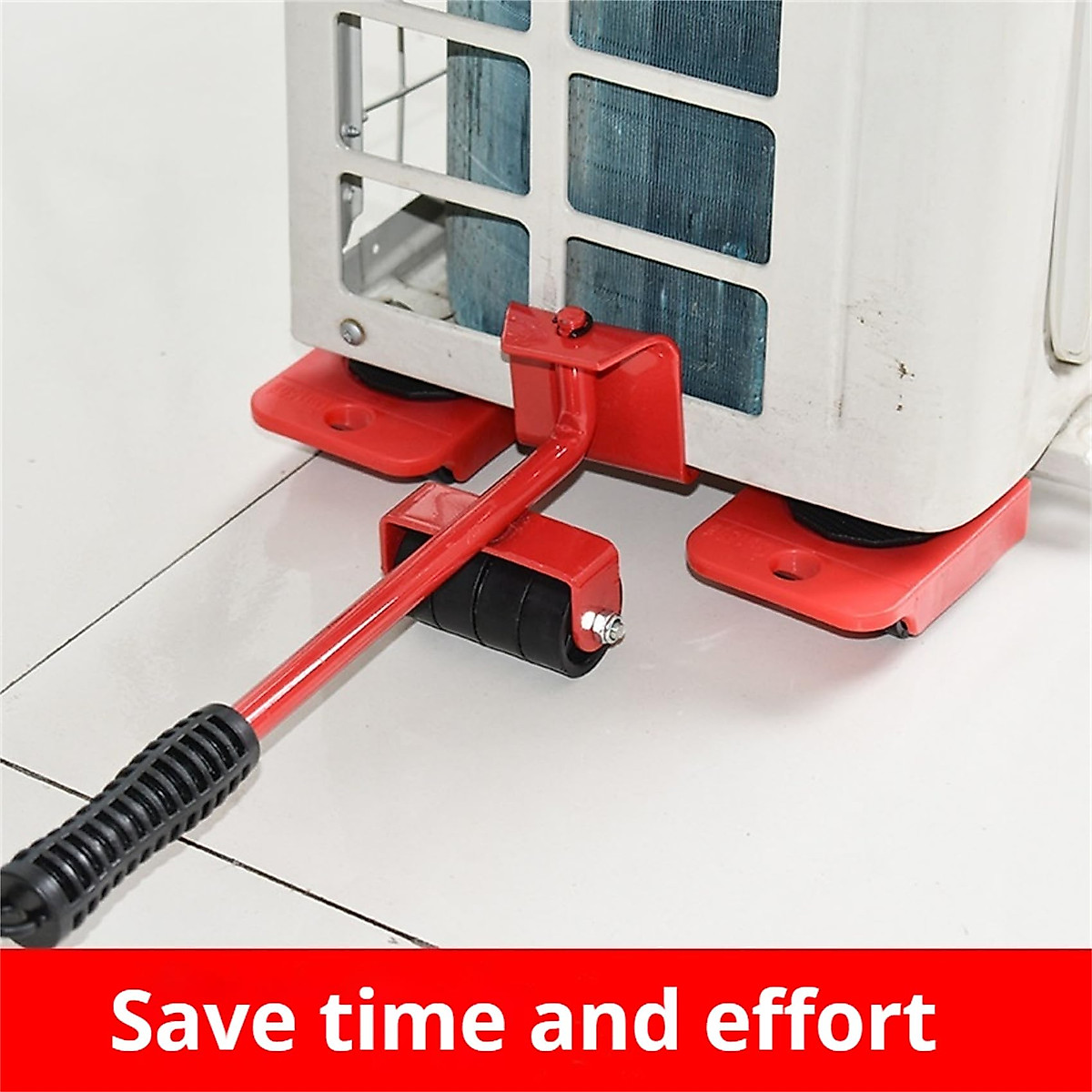 Furniture Lift Mover Tool Set,Furniture Lift Mover Tool Set, Heavy Duty Furniture Lifter Tool with Wheels, Furniture Movers Slides Kit, Moving Rollers for Heavy Furniture, for Hardwood Floors (red)