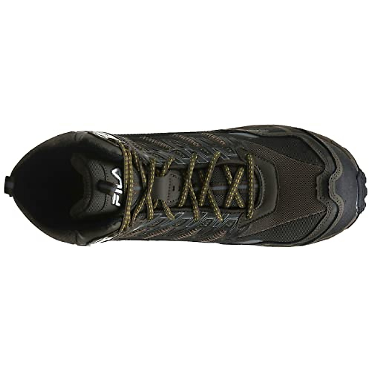 Fila Men's Hail Storm 3 Mid Composite Toe Trail Work Shoes Shoe, Walnut/Major Brown/Gold Fusion, 11 D US