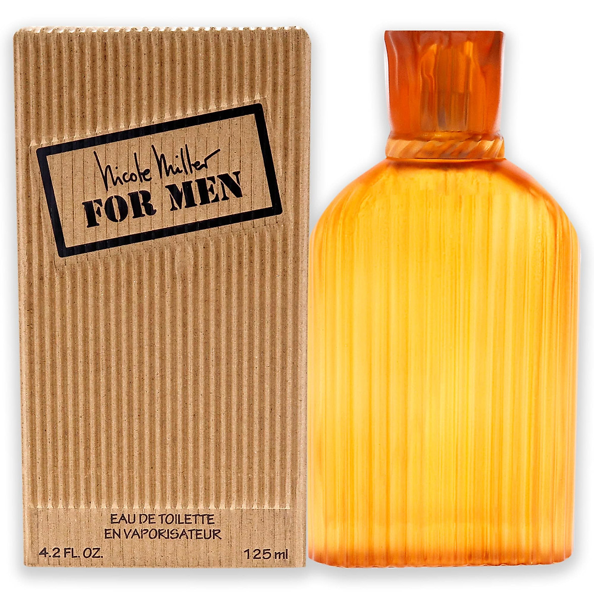 Nicole Miller NI42M Cologne EDT Spray for Men, orange, 4.2 Ounce