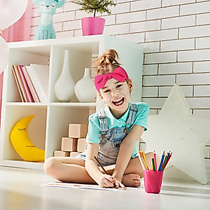 Lganze 19PCS Baby Headband Girl Hair Bow - Newborn Headband with Bow for Kids | Toddler Elastic Head Wrap | Infant Nylon Hair Accessories | Baby Girl Stuff Gifts