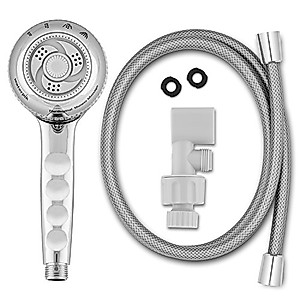 Waterpik Original Massage Shower Head Handheld Spray with 5-Foot Hose, Includes Massaging Sprays and 4 Modes, DIY Easy Installation, 1.8 GPM, Chrome, SM-453CGE