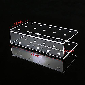 2 Pack Acrylic Cake Pop Stand Display 15 Hole Lollipop Display Stand Tray Decorating Kit for Weddings Baby Showers Birthday Party Anniversaries Halloween Christmas Candy Decorative