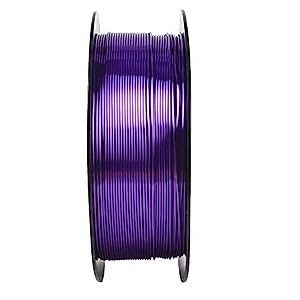CCTREE Shiny Silk PLA 3D Printer Filament,1.75mm 1kg Spool (2.2lbs) Dimensional Accuracy +/- 0.03mm Silk PLA, Vacuum Packaging Consumables, Fit Most FDM 3D Printers (Purple)