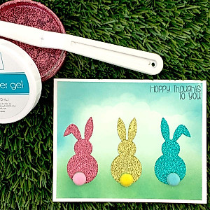 Gina K. Designs for Therm O Web Glitz Glitter Gel, Bubblegum