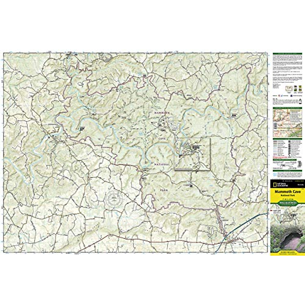 Mammoth Cave National Park Map (National Geographic Trails Illustrated Map, 234)