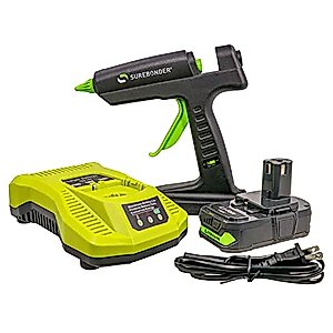 HYBRID-120KIT 120 Watt Corded/18 Volt Cordless Hybrid Full Size Hot Glue Gun - Battery & Charger Included