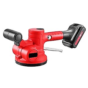 UZIAH Tile Vibrator Tiling Machine Suction Cup 6 Speed Adjustable Automatic Vibrator Leveling Tool with 1 Battery