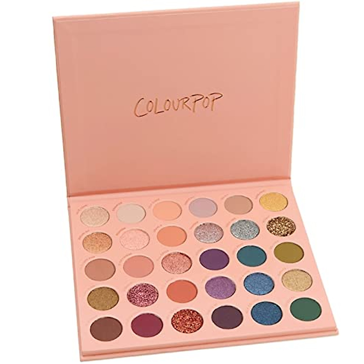 ColourPop IT'S A MOOD Eyeshadow Palette Mega Matte Metallic Semi-Sparkle Glitter Cruelty-Free Super-Pigmented Color