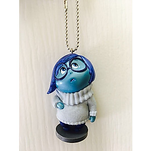 Inside Out Sadness 3" PVC Keychain Dangler Figurine Ornament Figure Charm
