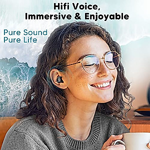 Tronsmart Wireless Earbuds, 【Newest】 Bluetooth Earbuds with Dual Driver Technology, Bluetooth 5.3 Headphones Touch Control with Stereo 32Hrs Playtime, IPX5 Waterproof Wireless Earphones