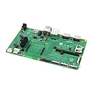 waveshare Original Raspberry Pi Compute Module 4 IO Board for All Variants of Compute Module 4,with Real-Time Clock Dual MIPI DSI/CSI Interfaces,USB Connectors